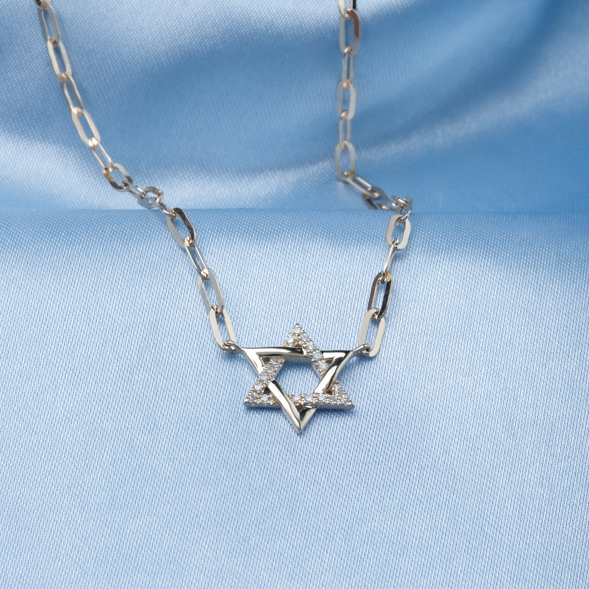 Star of David Paperclip Chain – Luvente