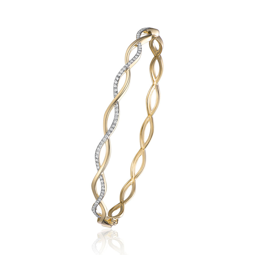 Infinity Diamond Bangle – Luvente