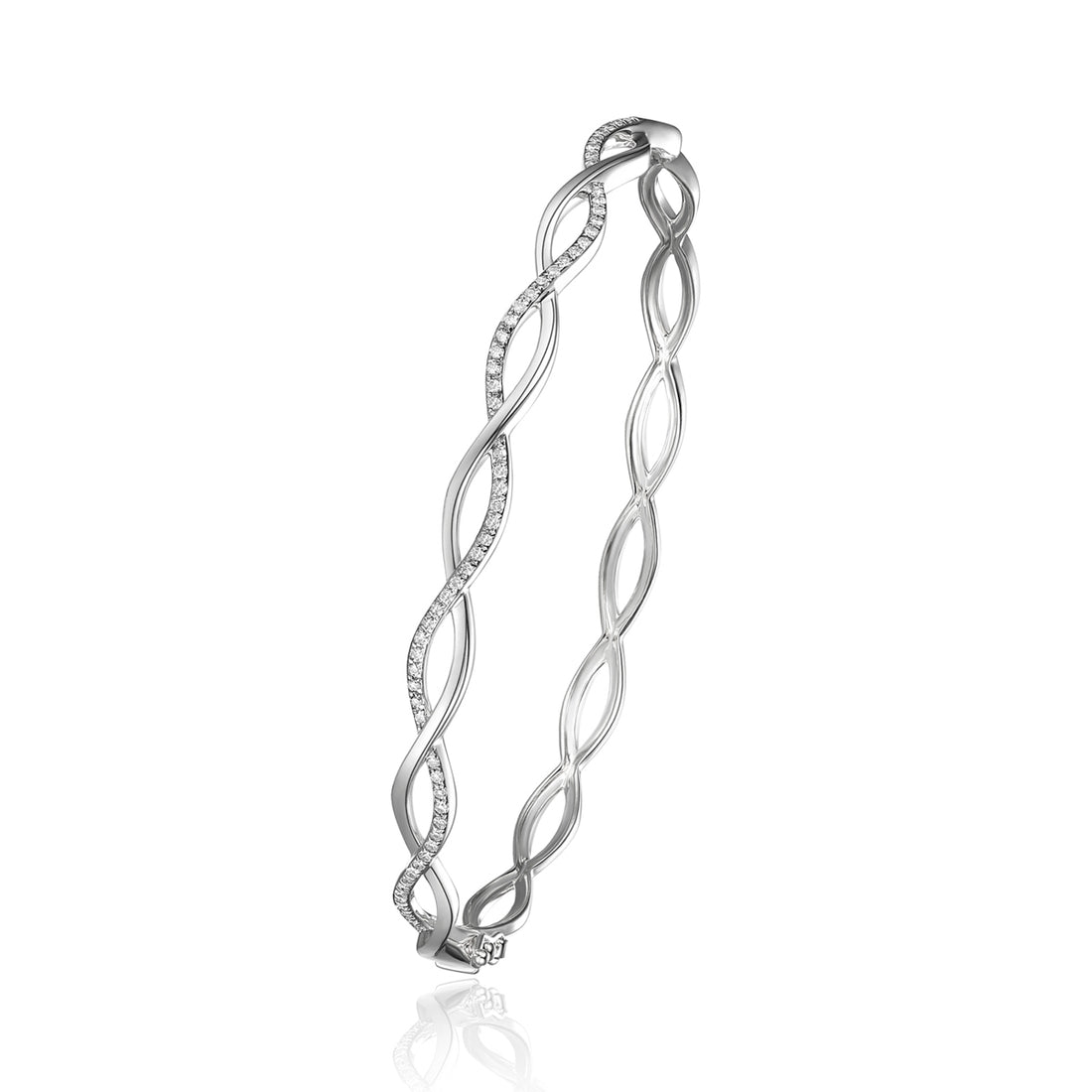 Infinity Diamond Bangle – Luvente